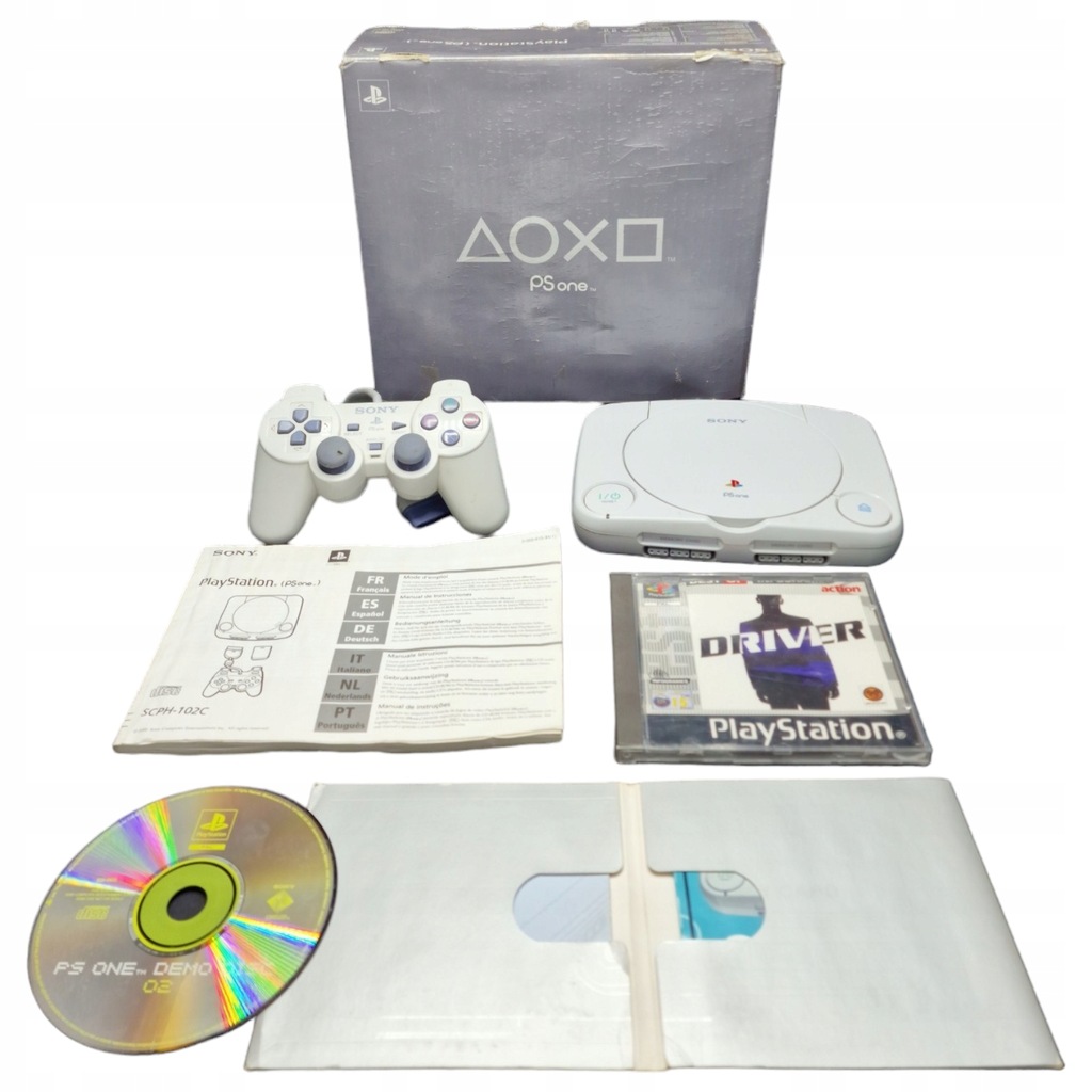 Konsola PlayStation One PSX PS1 SCPH-102 karton karta pamięci i Driver - 14779184956 - oficjalne ...