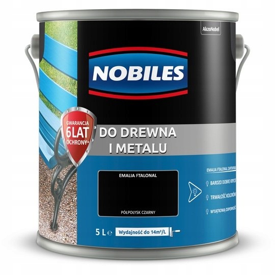 NbFt Emalia Olejna 5L CZARNY - 12603873671 - oficjalne archiwum Allegro