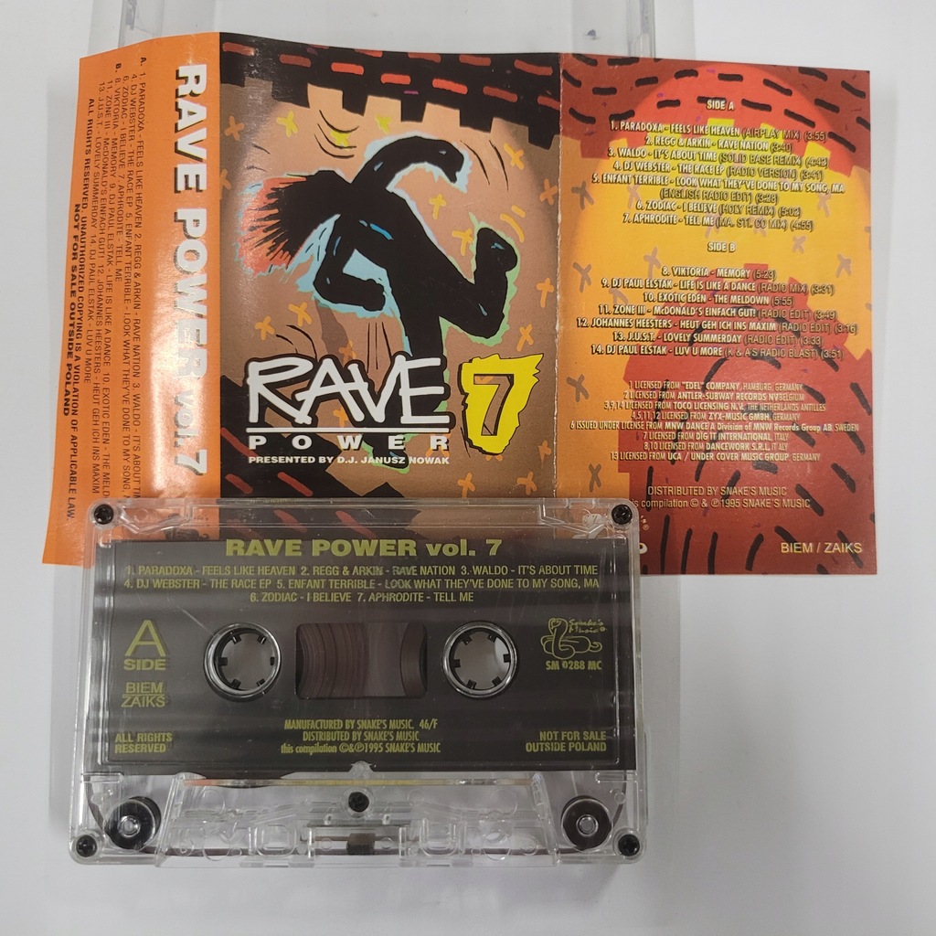 Rave Power Vol. 7 MC KASETA - 13719711024 - oficjalne archiwum Allegro