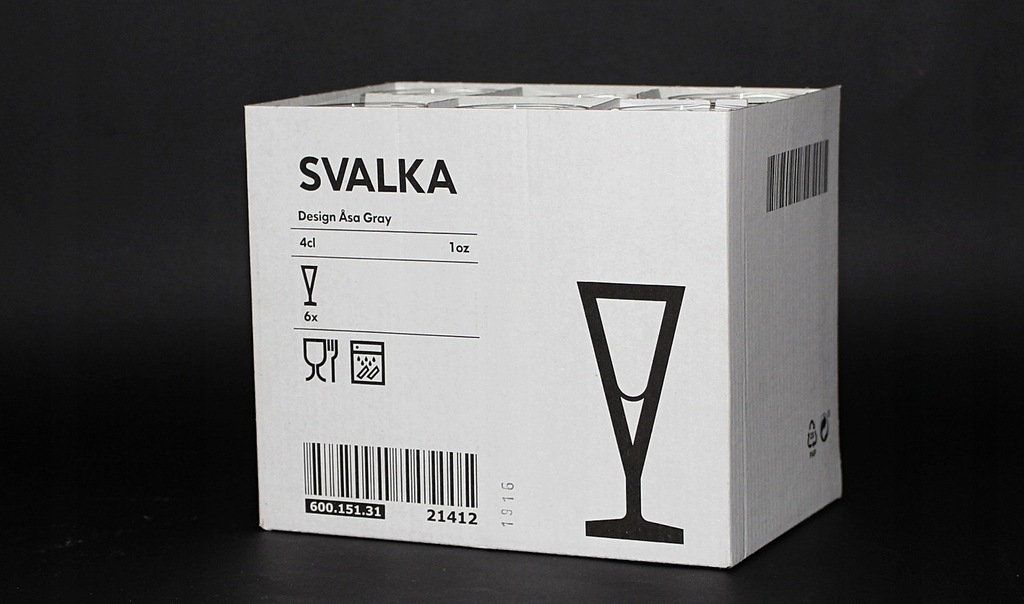 Ikea Svalka kieliszki do likieru, nalewek, wódki. - 12674033049 ...