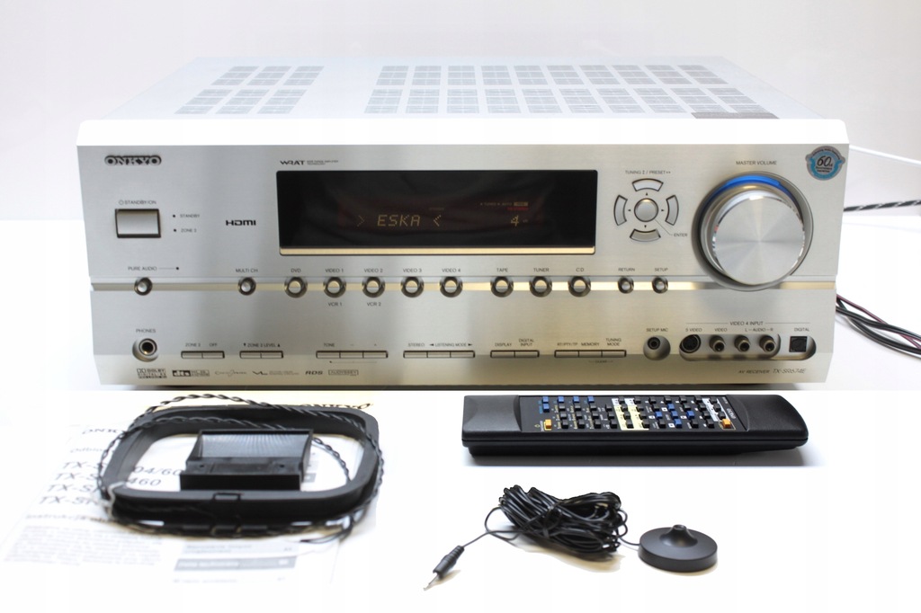 Amplituner 7.1 Onkyo TX-SR674E + DVD SP504E GWARA - 8322330019 - oficjalne archiwum Allegro