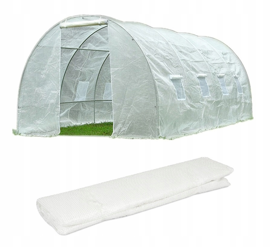 FOLIA NA TUNEL FOLIOWY SZKLARNIĘ 2,5X4 UV5 BIAŁA - 13121109973 - oficjalne archiwum Allegro