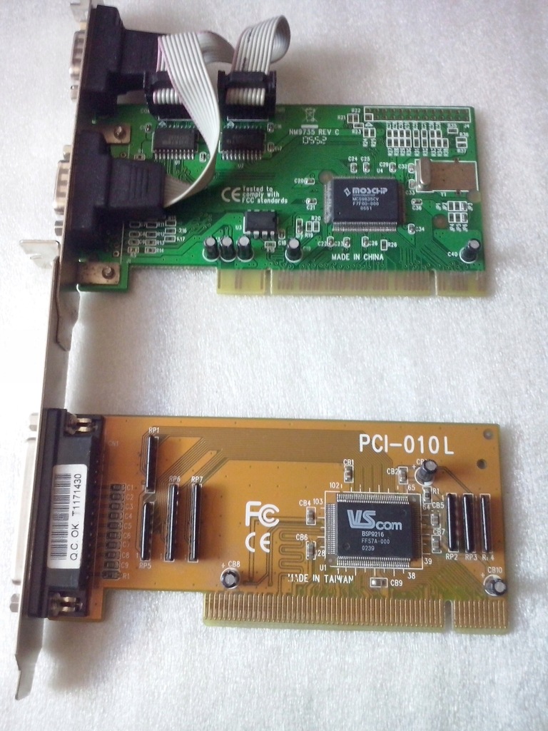 Kontrolery COM RS-232 LPT PCI RETRO - 12575613255 - oficjalne archiwum Allegro