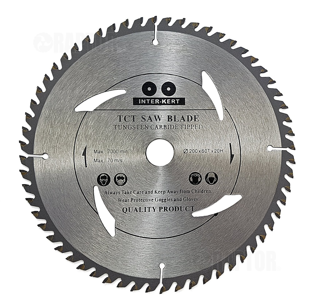 TARCZA WIDIOWA do drewna 200 x20 mm 60T piła WIDIA - 7208656872 - oficjalne archiwum Allegro