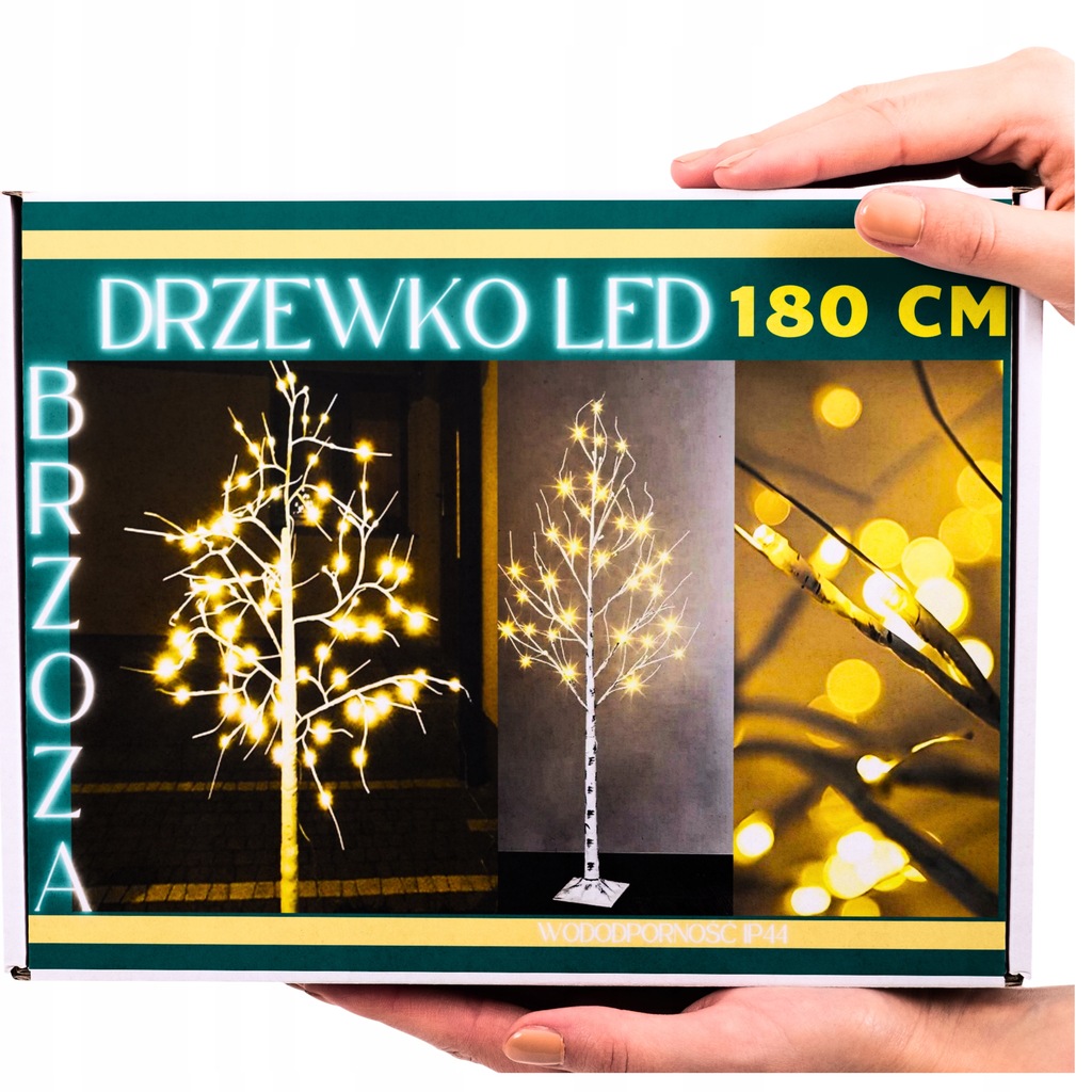 DRZEWKO LED DUŻE DRZEWKO ŚWIĄTECZNE BRZOZA LED 180 CM - 14648378469 ...