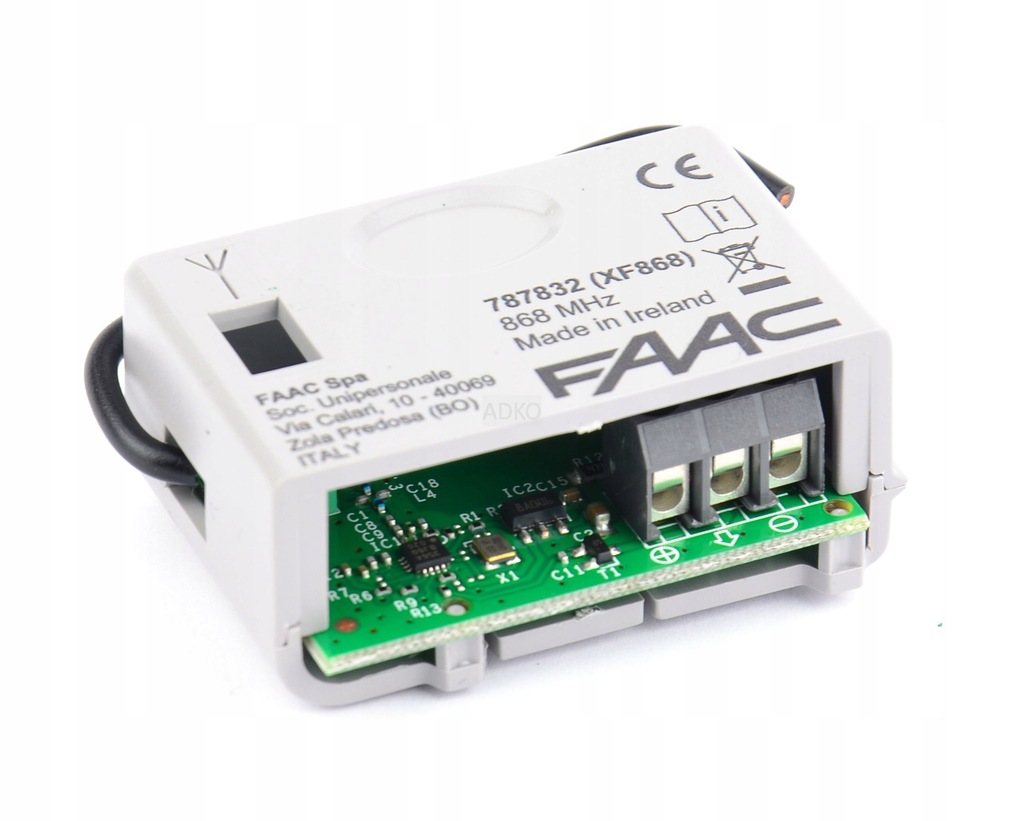 Radio karta moduł FAAC XF 868 787832 - 10654340316 - oficjalne archiwum ...