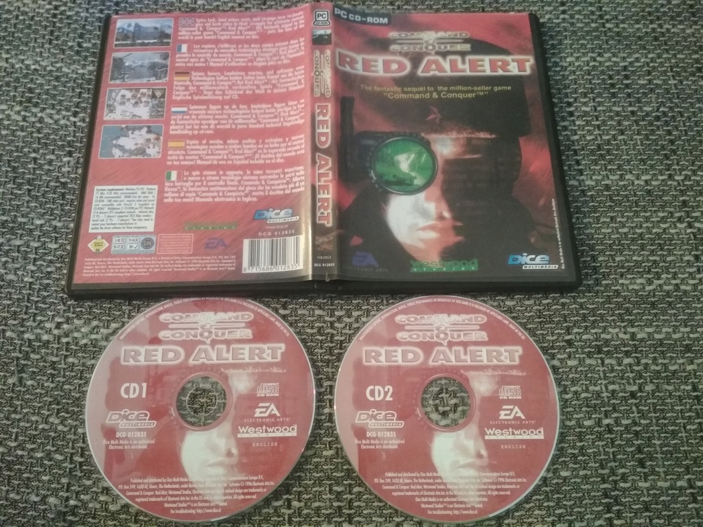COMMAND & CONQUER RED ALERT DVDBOX PC - 12589605257 - oficjalne ...