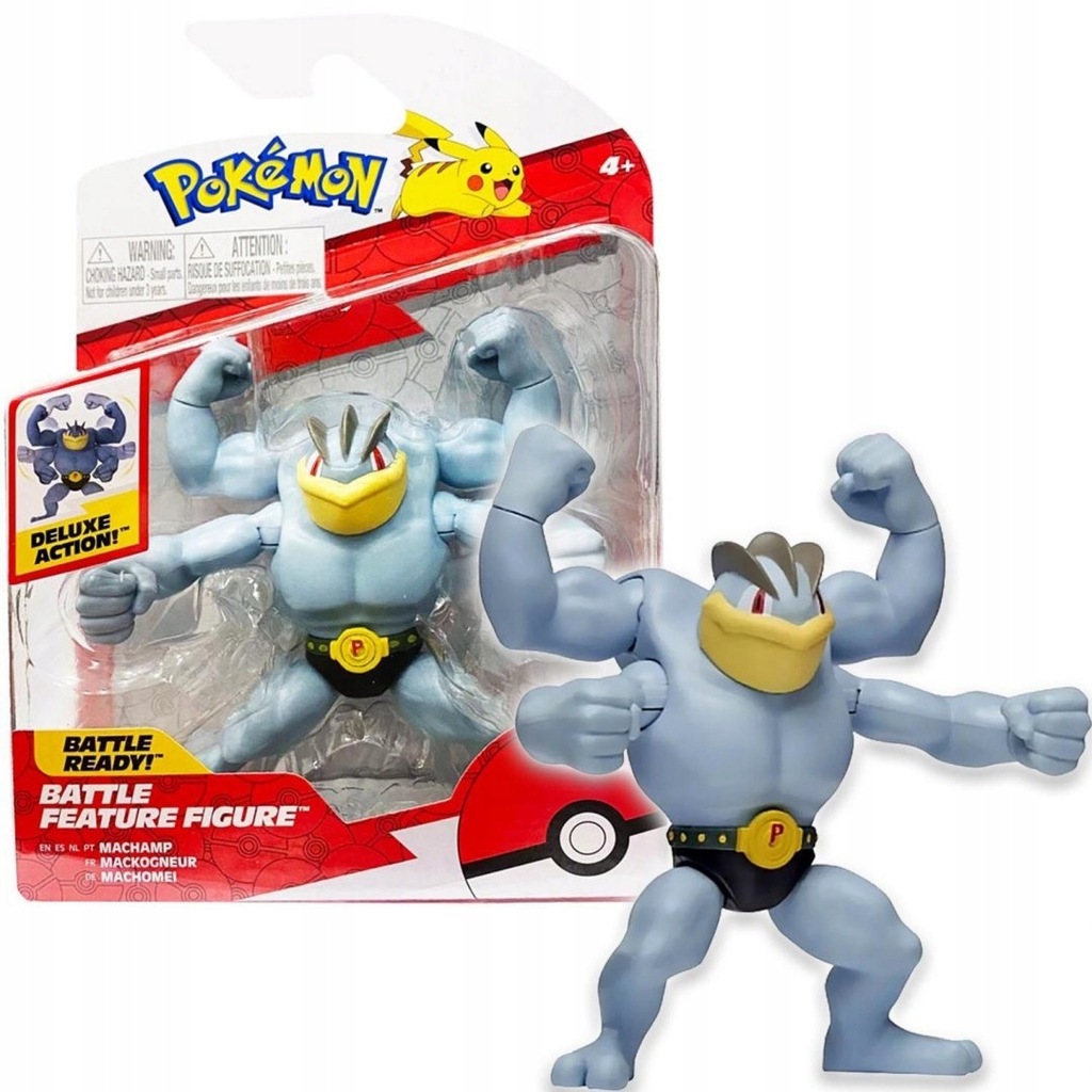 Pokemon Battle Feature Figure Deluxe Machamp 0165 - 12196650557 ...