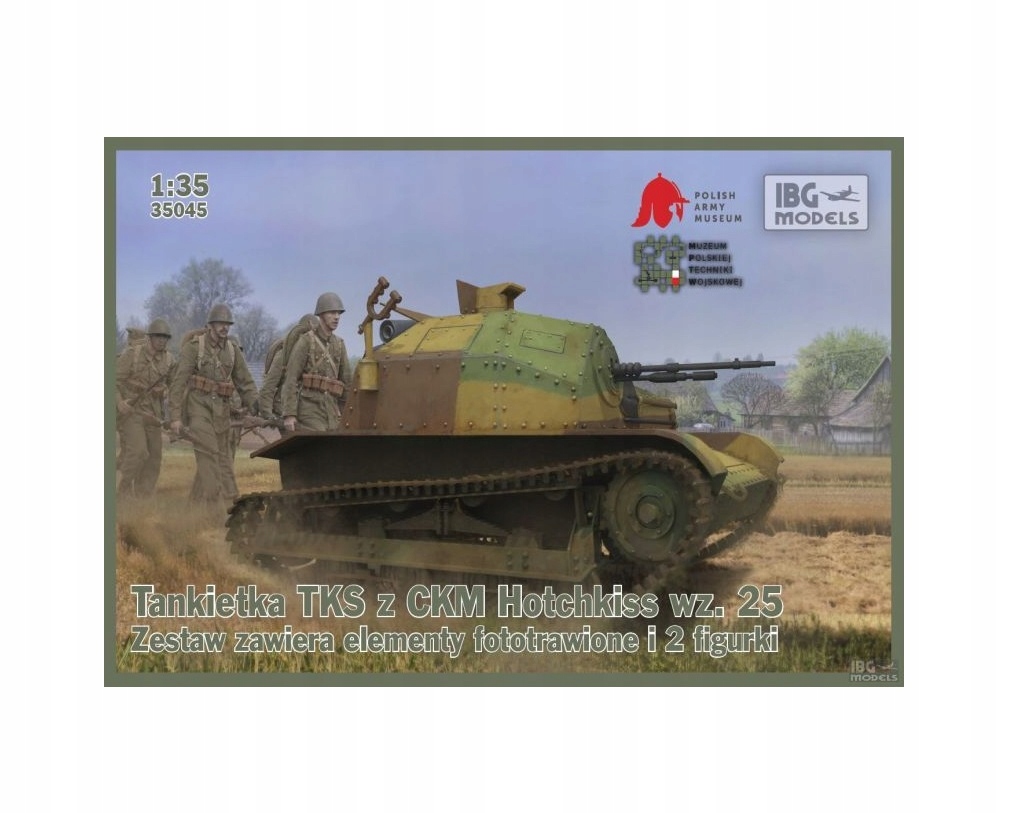 Polska Tankietka TKS z CMK Hotchkiss IBG 1:35 - 11423527035 - oficjalne ...