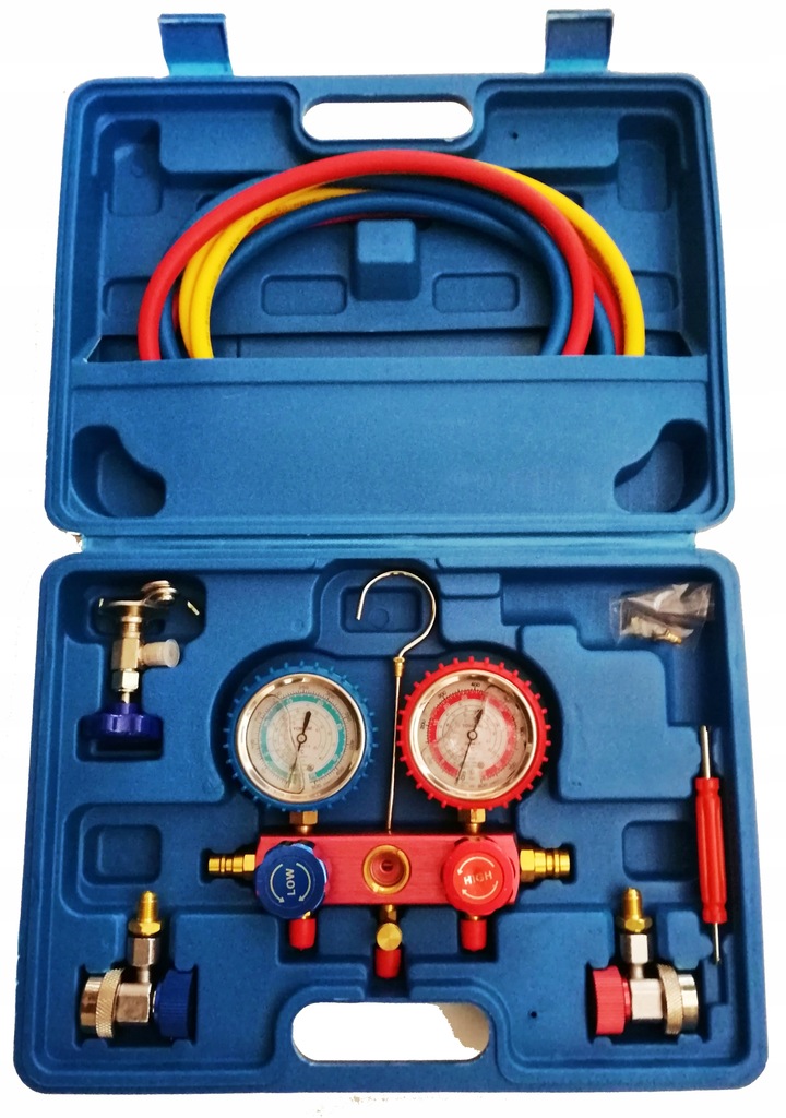 TESTER SZCZELNOŚCI MANOMETRY KLIMATYZACJI R134a - 9756828917 ...