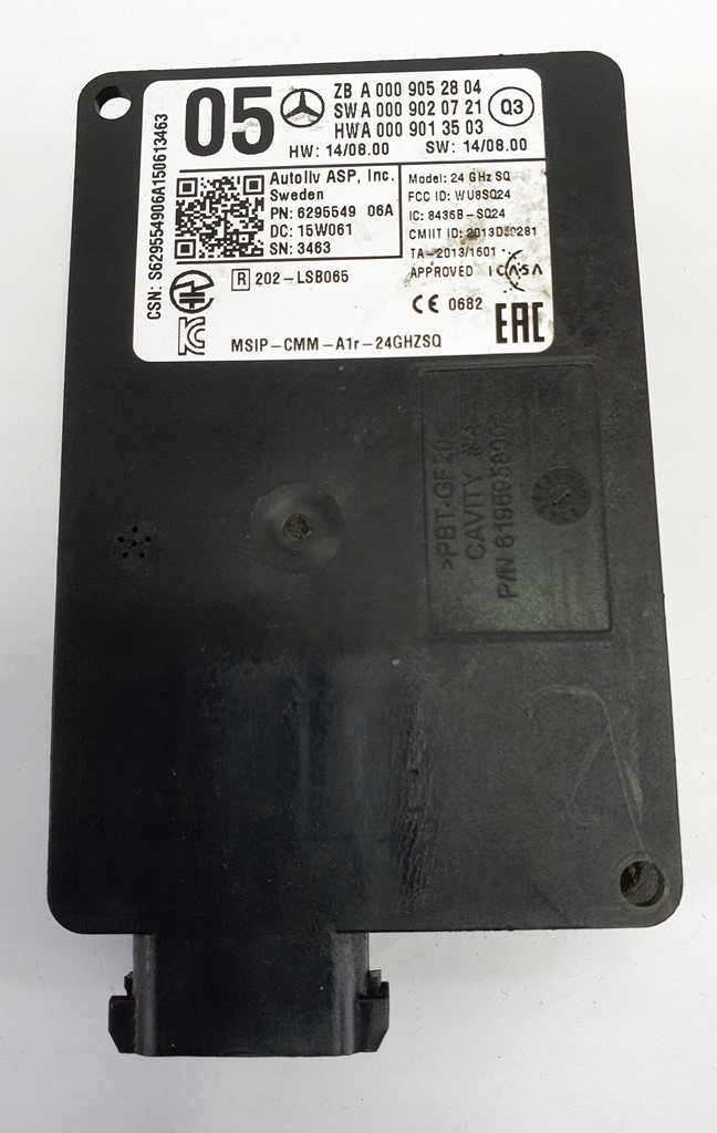 RADAR SENSOR CZUJNIK MERCEDES W212 A0009052804 - 9713601065 - oficjalne ...