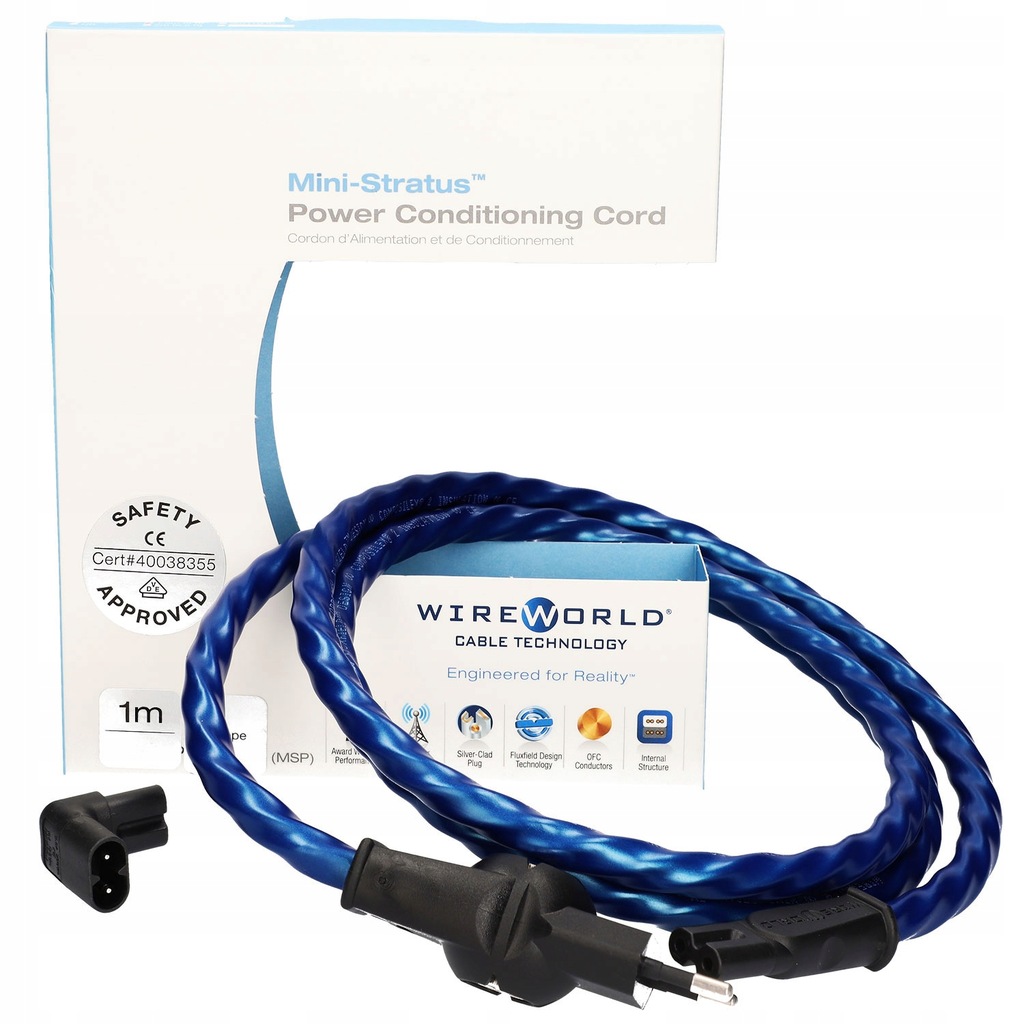 Wireworld Mini-Stratus v2 + Kątowy adapter - 1,0m - 12370004562 ... Wireworld Mini-Stratus v2 + Kątowy adapter - 1,0m - 12370004562 ...