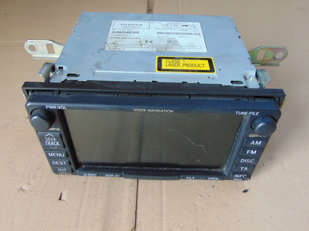 RADIO NAWIGACJA AVENSIS T25 08662 00910 - 12260290564 - oficjalne ...