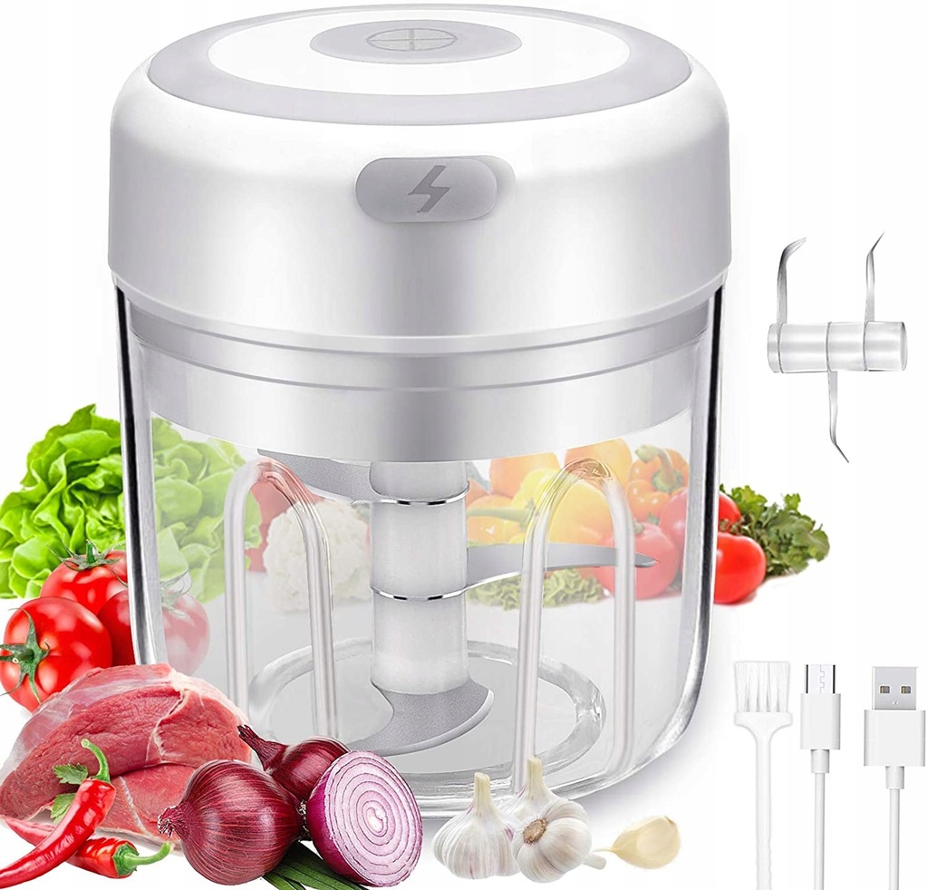 Elektryczny Mini Maszynka Do MięSa Warzyw Cebuli - 12570770767 ...