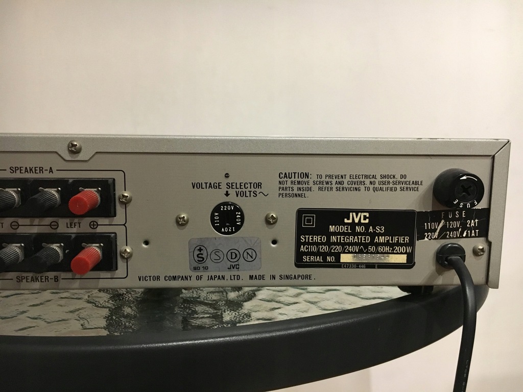 JVC A-S3 WZMACNIACZ STEREO SUPER KLASYK VINTAGE - 7726618001 ...