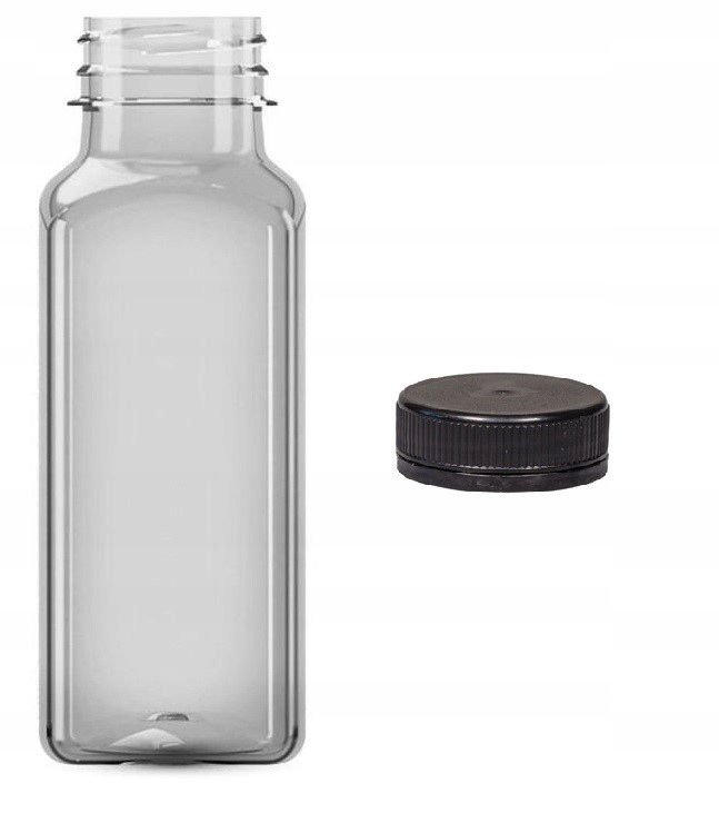 Butelki plastikowe PET z nakrętką 500 ml - 100szt - 13459640857 ...