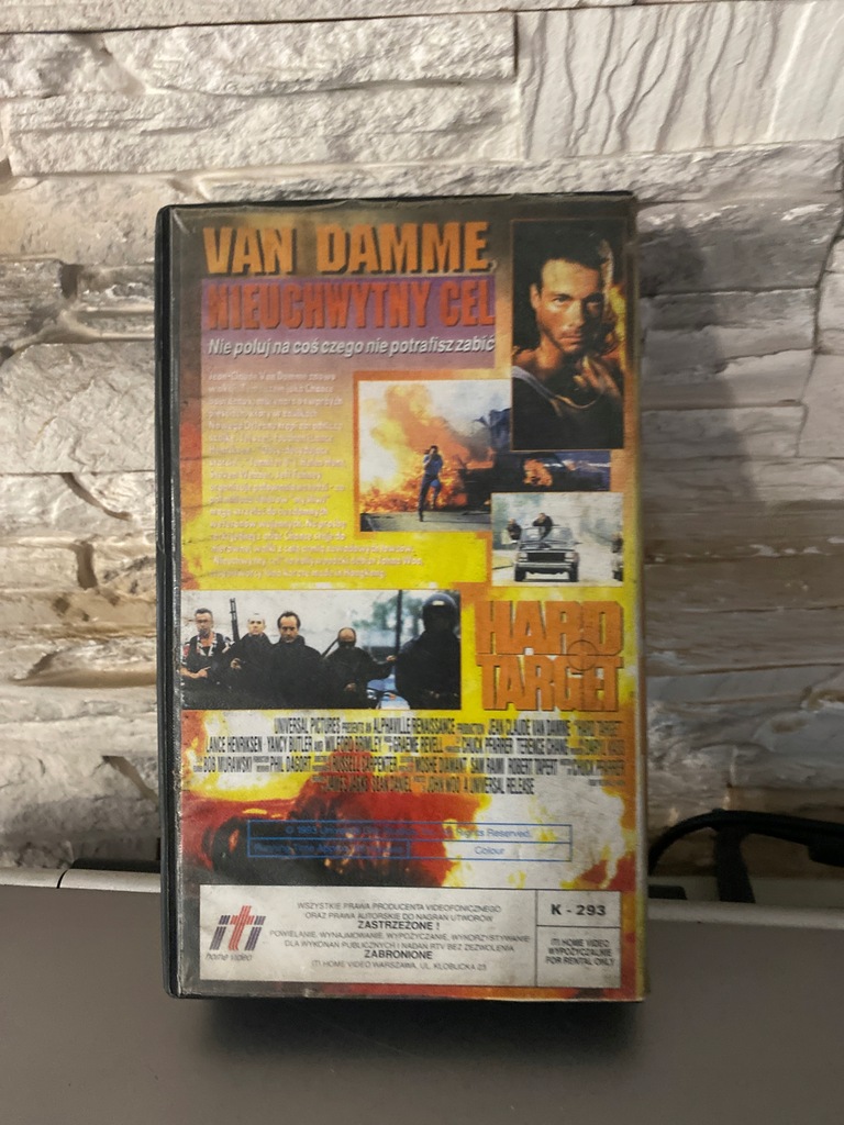 Nieuchwytny Cel VHS Van Damme - 12539294987 - oficjalne archiwum Allegro
