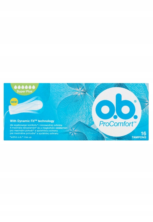 OB Pro Comfort Super + Normal Tampony 16szt UK - 12189734763 ...
