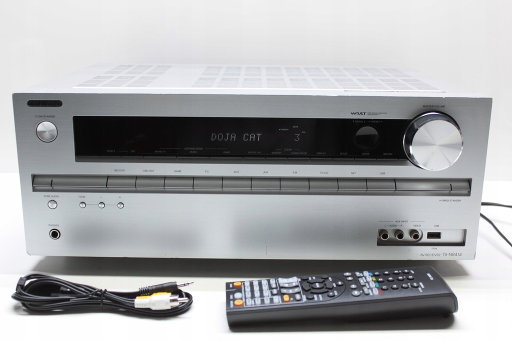 Amplituner 5.1 Onkyo TX-NR414 HDMI PILOT GWARANCJA - 9824018200 - oficjalne archiwum Allegro