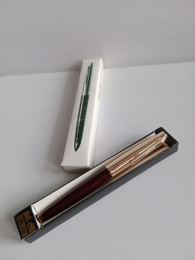 STARE PIÓRO WIECZNE CHIŃSKIE HERO 331 CZERWONE PRL - 13810838980 ...