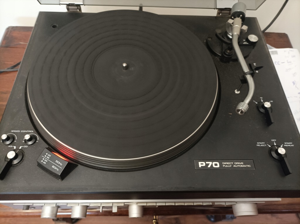 GRAMOFON NIKKO P70 (PIONEER PL 530X ) TECHNICS - 13215637841 - oficjalne archiwum Allegro