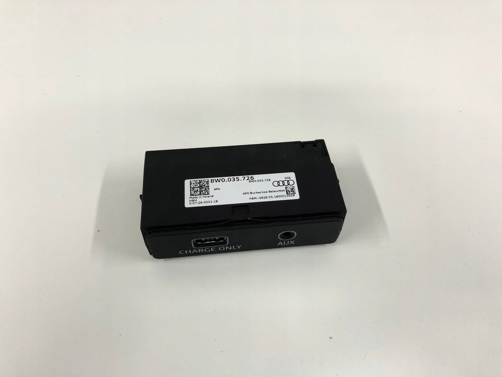 Przyłącze port USB AUX-IN Audi A4 A5 Q5 - 11237406769 - oficjalne ...