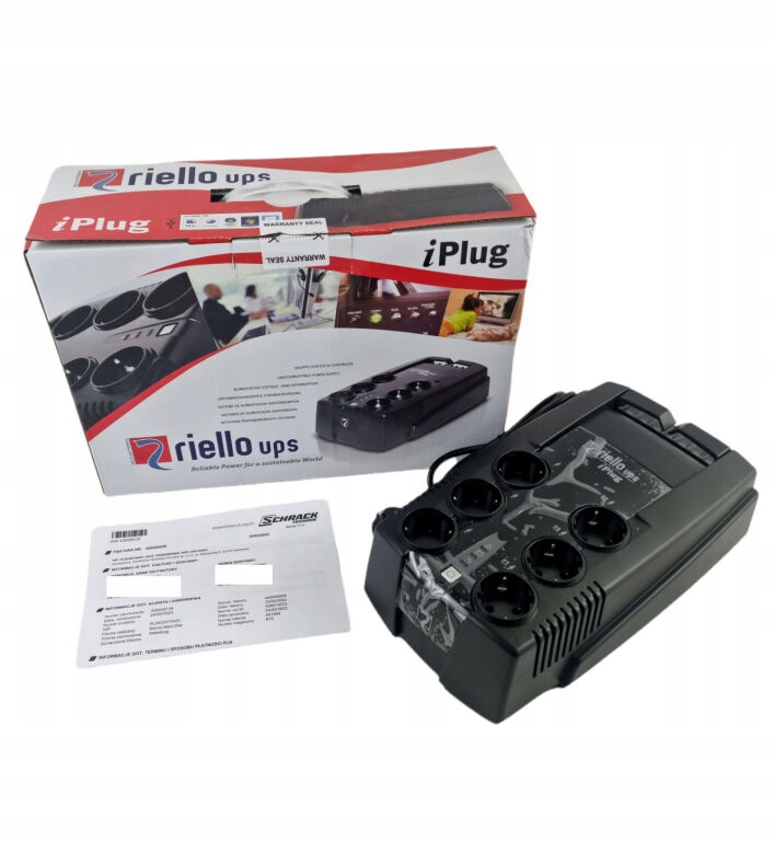 ZASILACZ UPS RIELLO IPLUG IPG 800 + FAKTURA - 12024250343 - oficjalne archiwum Allegro