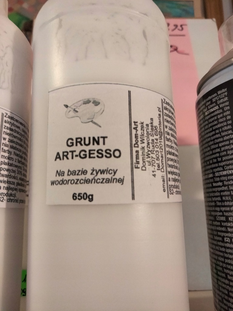 Grunt akrylowy Gesso malarskie 650 g - 11269489273 - oficjalne archiwum ... Grunt akrylowy Gesso malarskie 650 g - 11269489273 - oficjalne archiwum ...