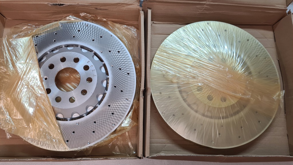 Tarcze 357mm Klocki VW Golf VIII R GTI Tiguan R Arteon R - 14445594149 ...