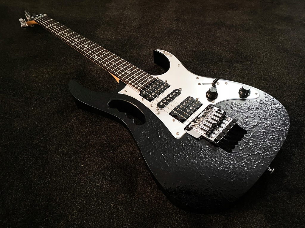 Ibanez JEM 7DBK Steve Vai Textured Black + CASE - 12792548937 ...