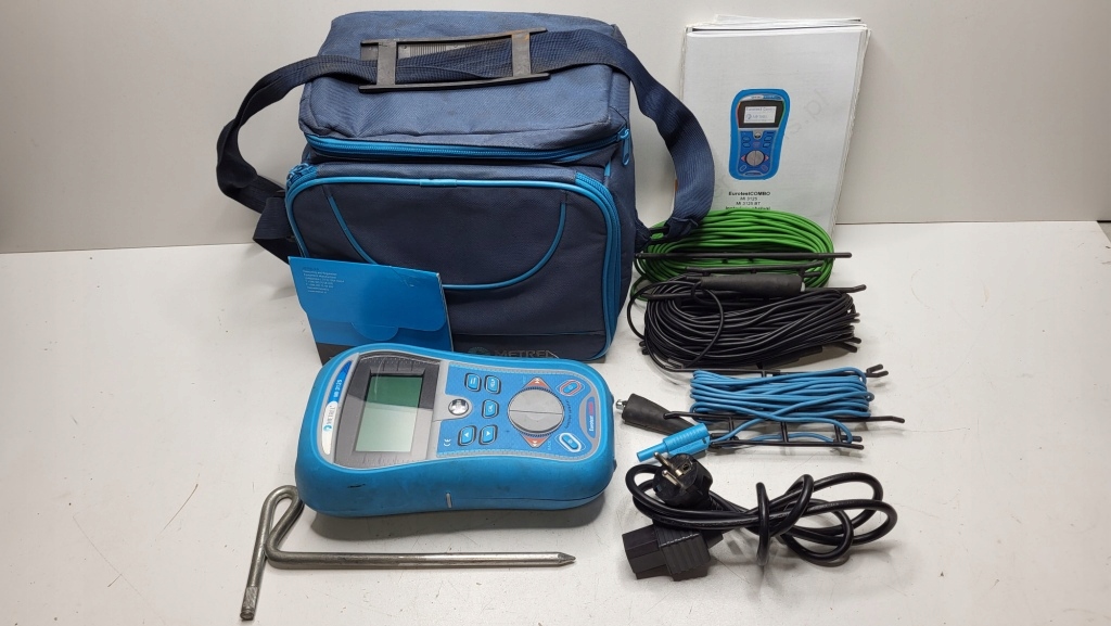 MIERNIK DPARAMETRÓW INSTALACJI ELEKTRYCZNYCH METREL MI 3125 KOMPLET GWR ...