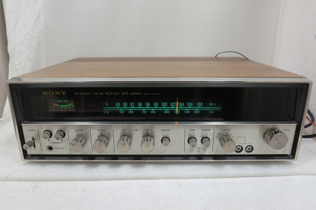 Amplituner Stereo Sony STR-6036A VINTAGE 1973r. - 13492620259 ...