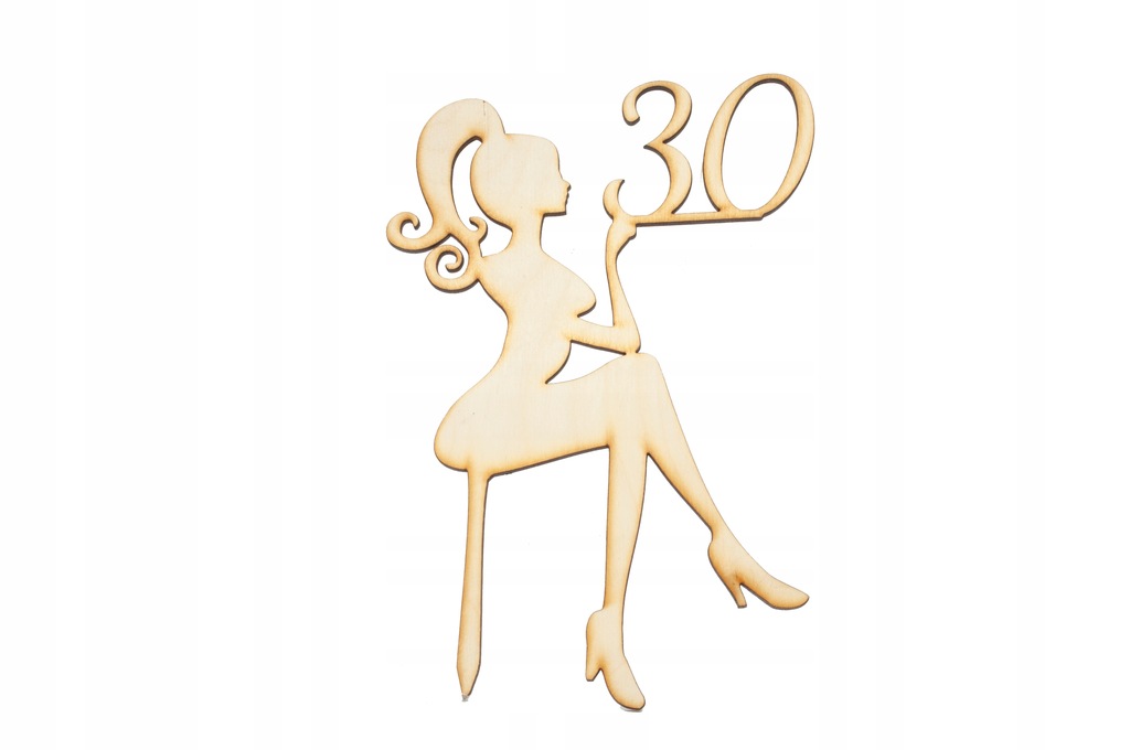 TOPPER NA TORT URODZINY 30 40 50 LAT DOWOLNA CYFRA - 12010734503 - oficjalne archiwum Allegro