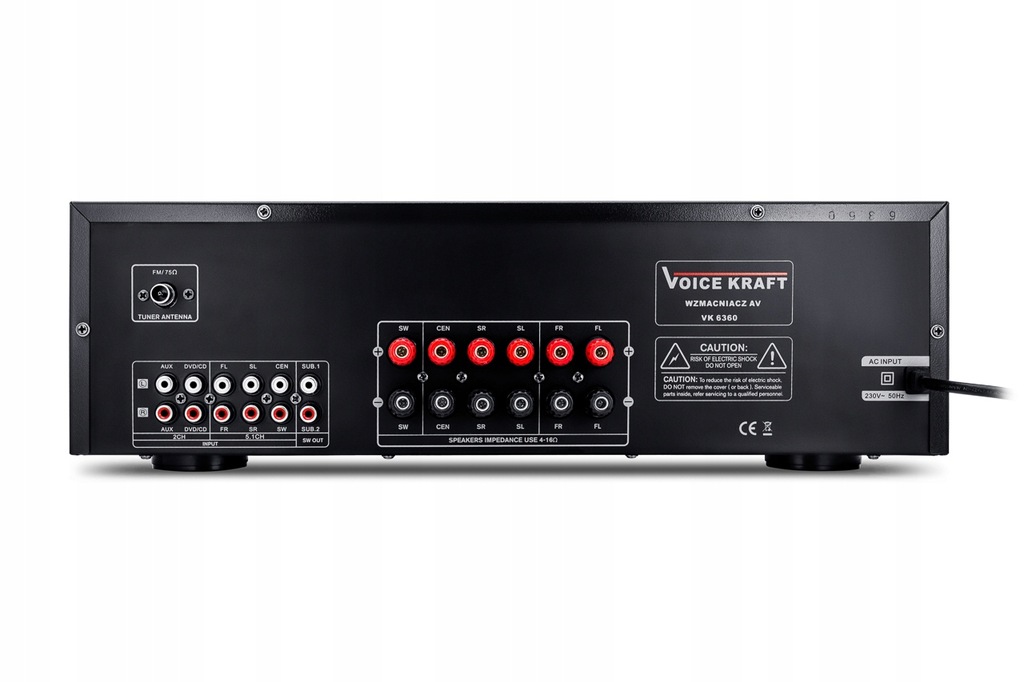 VK 7830 Voice Kraft 5+1 Kino Domowe Wzmacniacz - 7932504637 - oficjalne archiwum Allegro