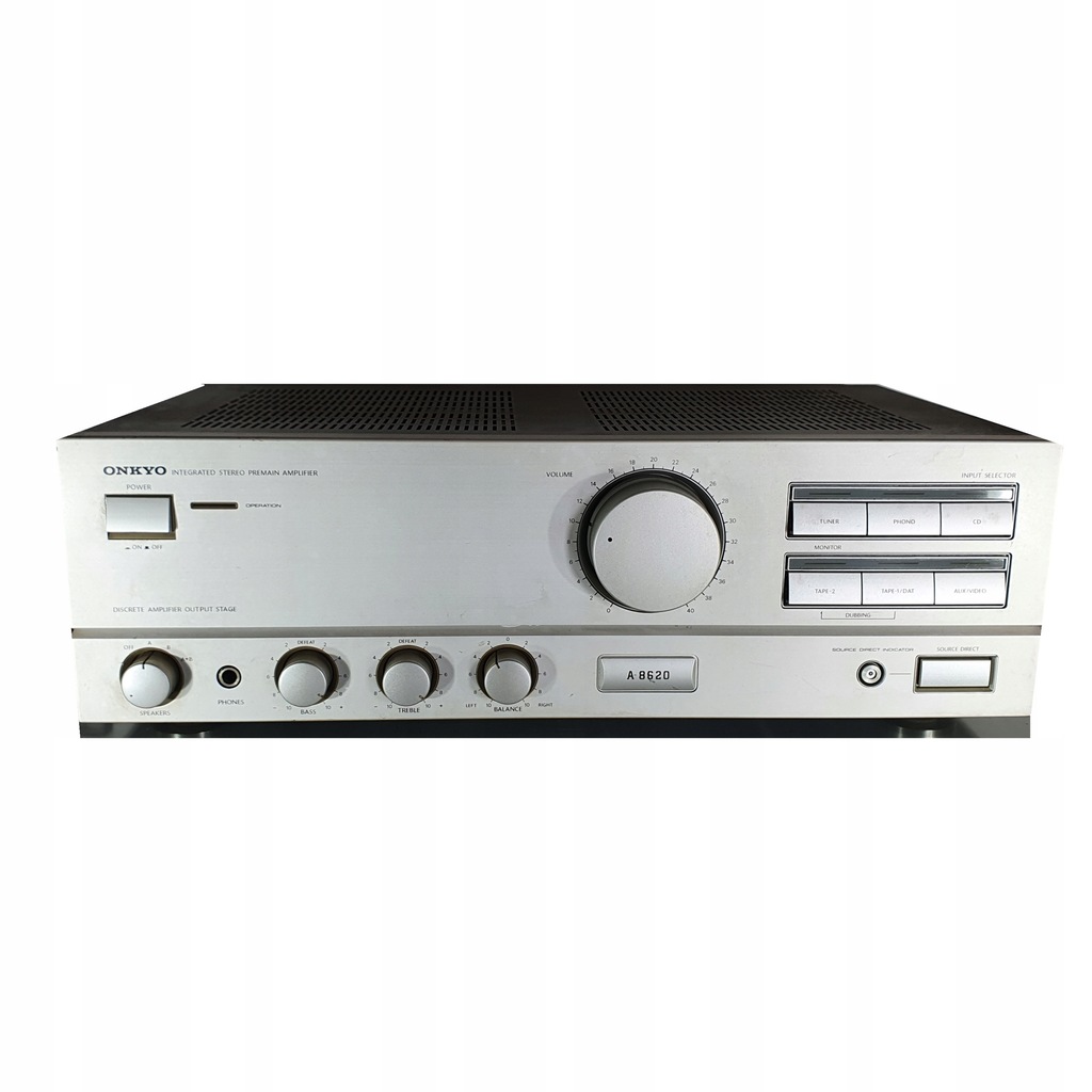 Купить Усилитель Onkyo A-8620 СЕРЕБРЯНЫЙ: отзывы, фото и характеристики ...