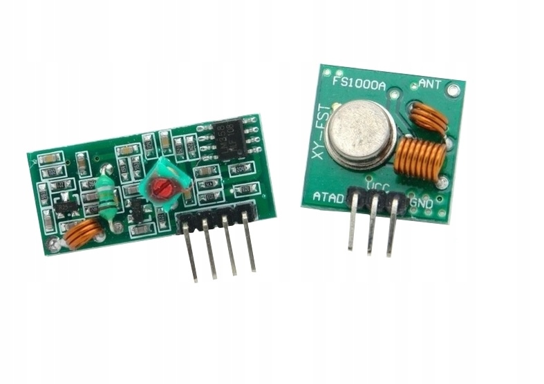 MODUŁ RADIOWY NADAJNIK + ODBIORNIK ARDUINO 433mHz - 10548674778 ...