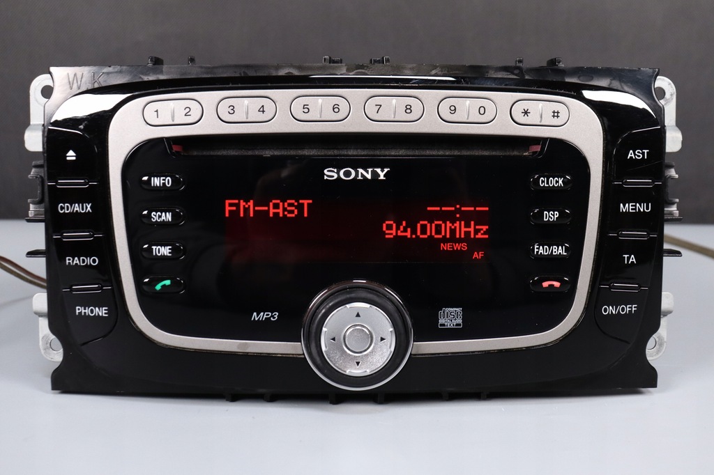 Radio FORD Sony Mondeo MK4 Galaxy MK3 S-Max MK1 LIFT + KOD POD ...