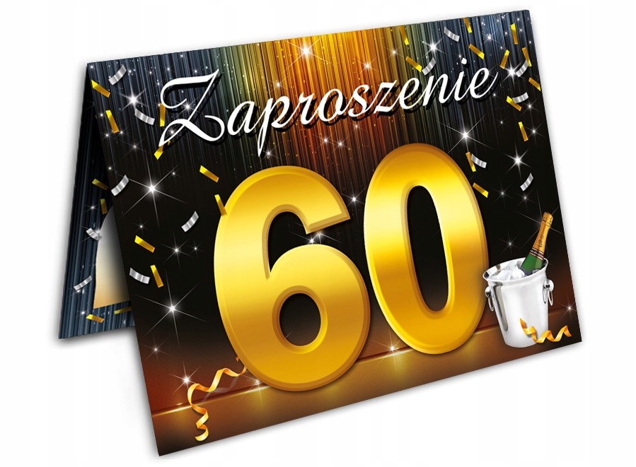 ZAPROSZENIA 60-TKA SZEŚĆDZIESIĄTE URODZINY PRL - 8734483509 - oficjalne ...