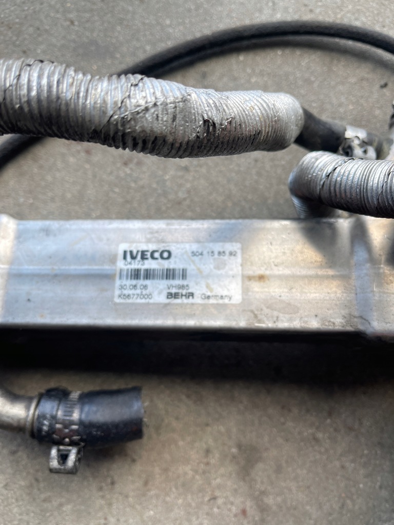 CHŁODNICA EGR IVECO DAILY DUCATO 2.3 504158592 - 12195214115 ...