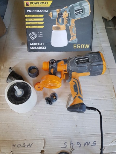 Pistolet malarski Powermat PM-PDM- 550 M - 13264805605 - oficjalne ...