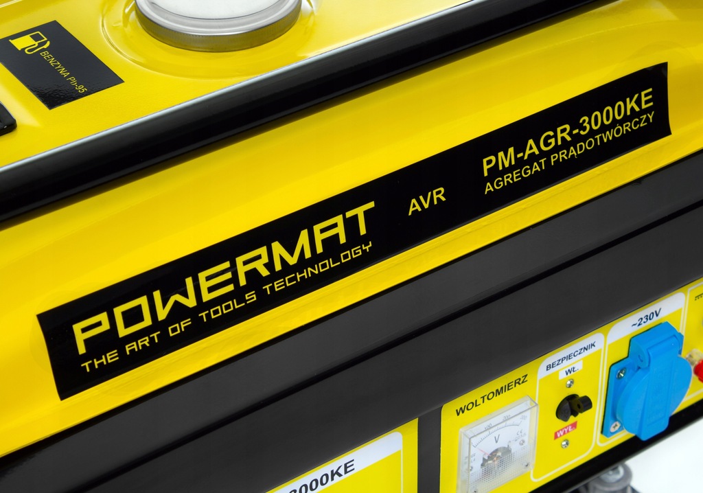 AGREGAT PRĄDOTWÓRCZY POWERMAT GENERATOR PRĄDU AVR - 7491257404 ...