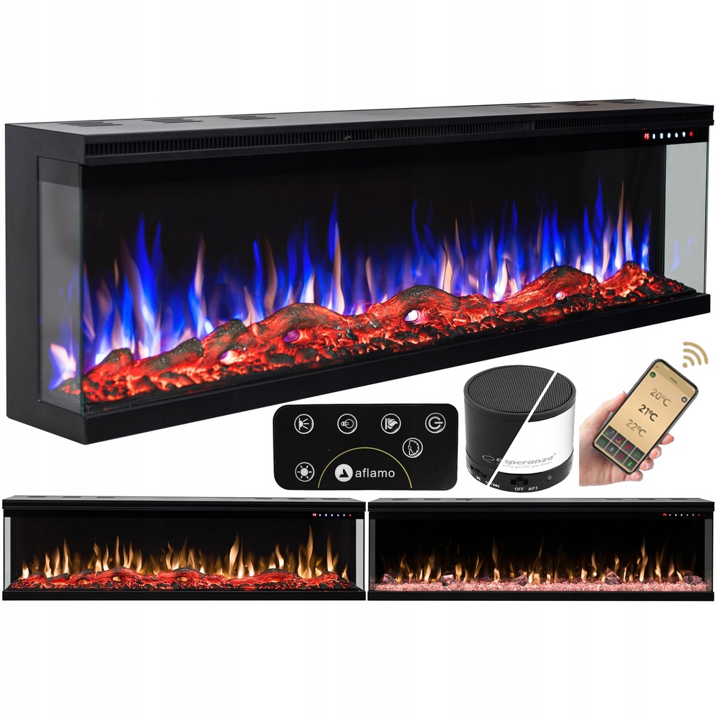 UNIQUE 165 KOMINEK LED NA ŚCIANĘ DO ZABUDOWY PILOT - 11081606367 ...