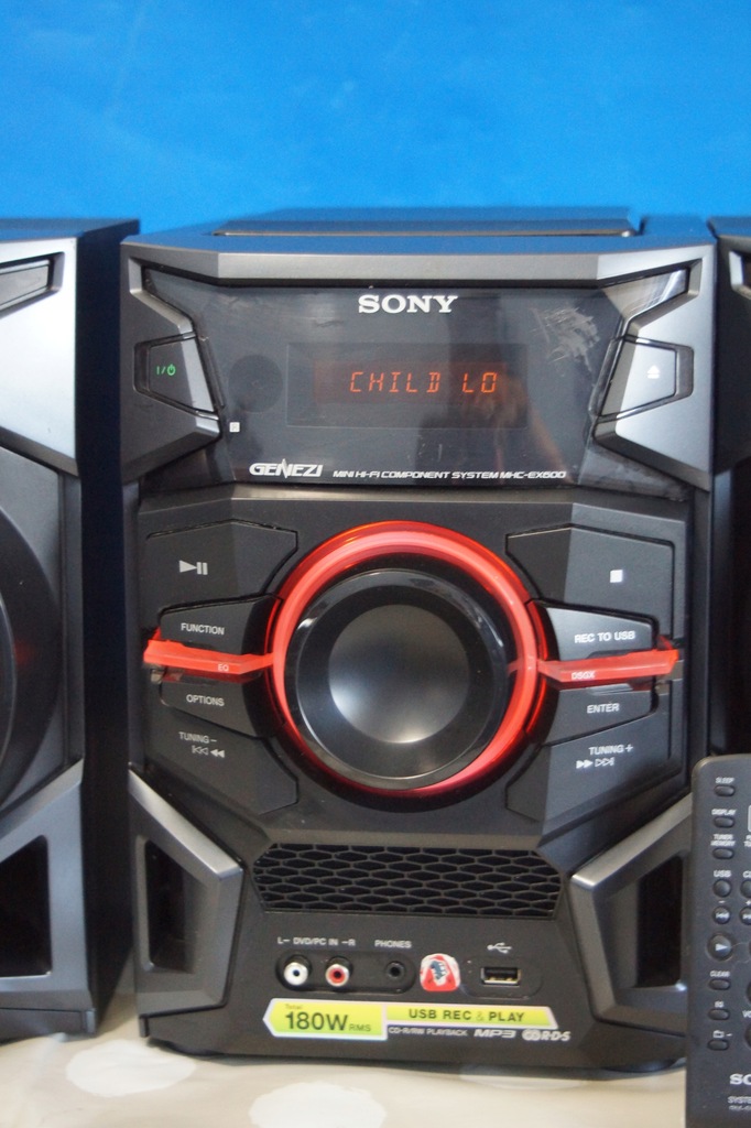 WIEŻA SONY MHC-EX600+KOLUMNY+PILOT OKAZJA - 12593590633 - oficjalne archiwum Allegro