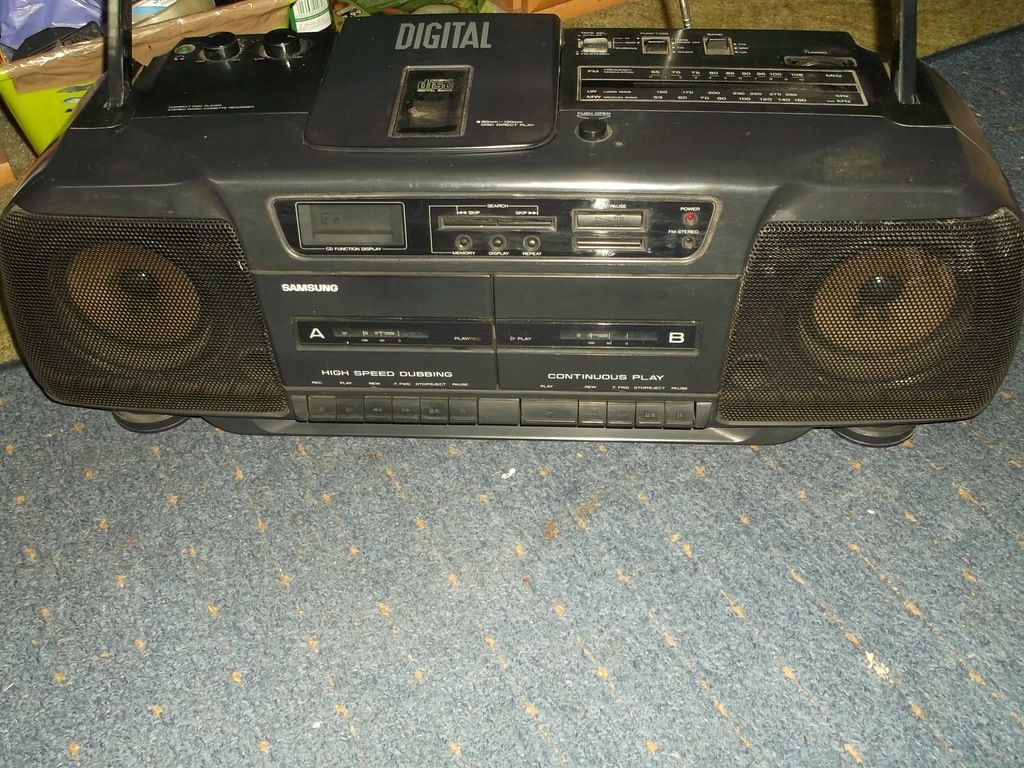 MAGNETOFON CD radio SAMSUNG RCD1250 wieża boombbox - 14359109571 ...