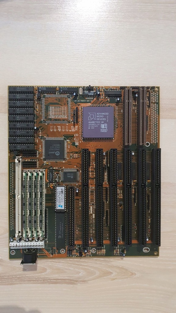 Płyta główna z AMD 486 DX-40 + pamięć - 9113442451 - oficjalne archiwum ...