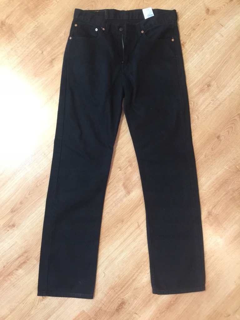 Levi Strauss W33 L34 czarne jeansy - 11078881024 - oficjalne archiwum Allegro