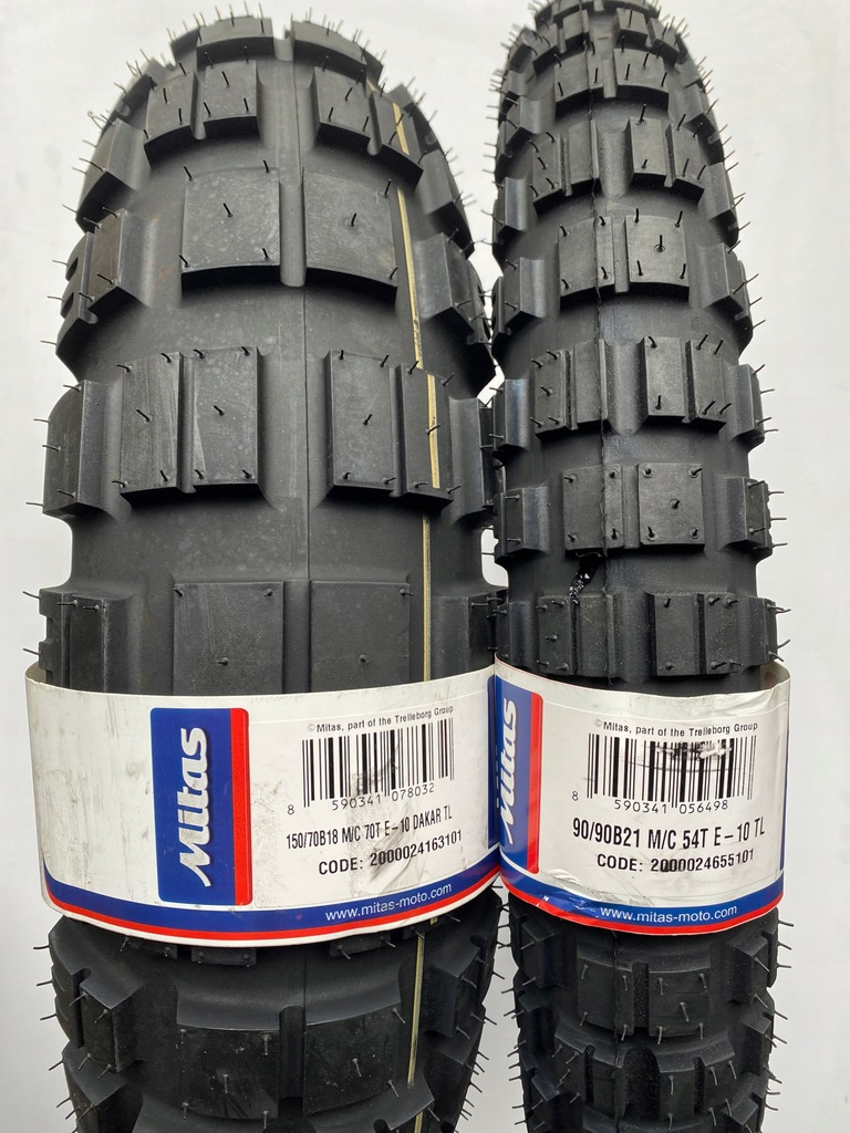OPONY MITAS E-10 150/70/18 90/90/21 DO AFRICA TWIN - 12705938455 - oficjalne archiwum Allegro