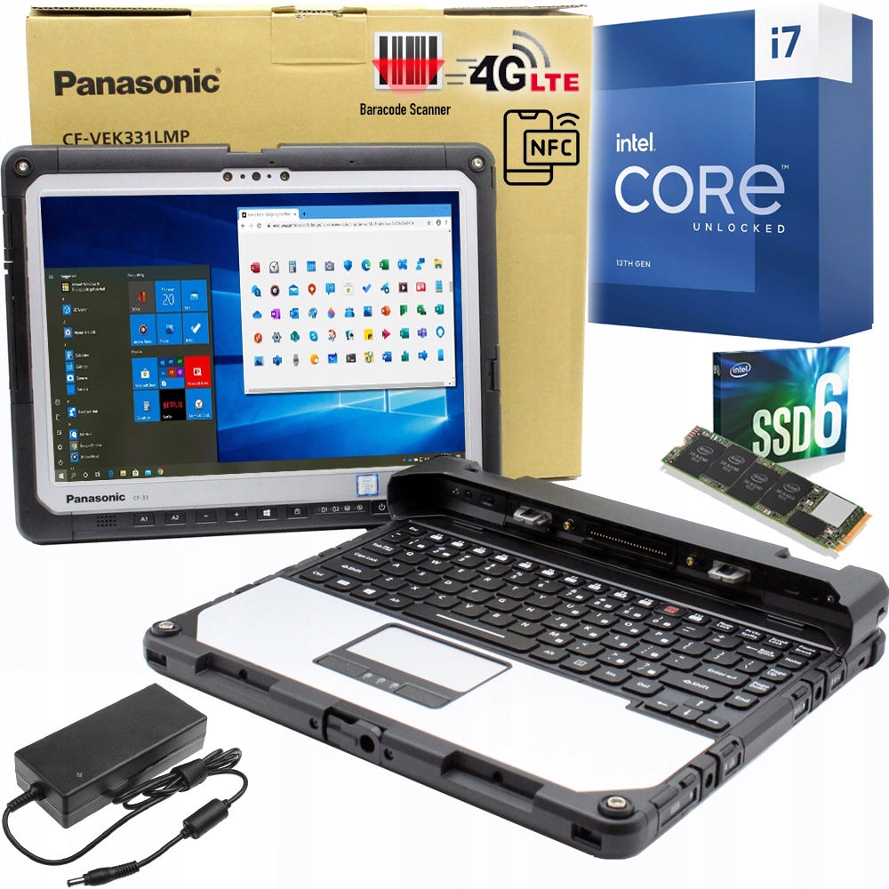 Pancerny Panasonic CF-33 i7-7600 16GB 512SSD QR 2K - 13340986483 ...