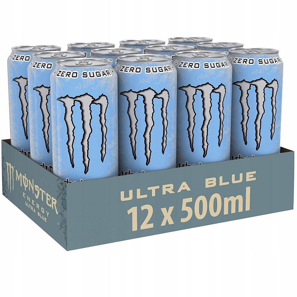 MONSTER ENERGY 12X 500ML ULTRA ZERO BLUE ENERGIA - 10971080604 ...