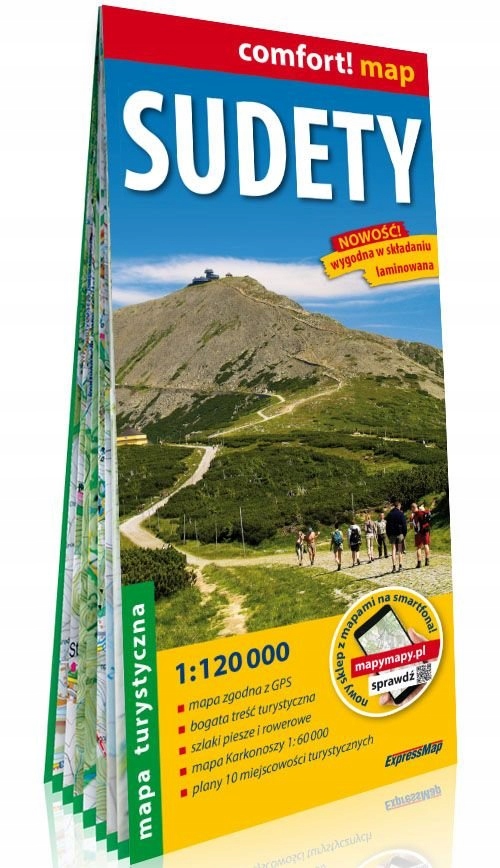 SUDETY MAPA TURYSTYCZNA 1:120 000 COMFORT! MAP - 12000323150 ...